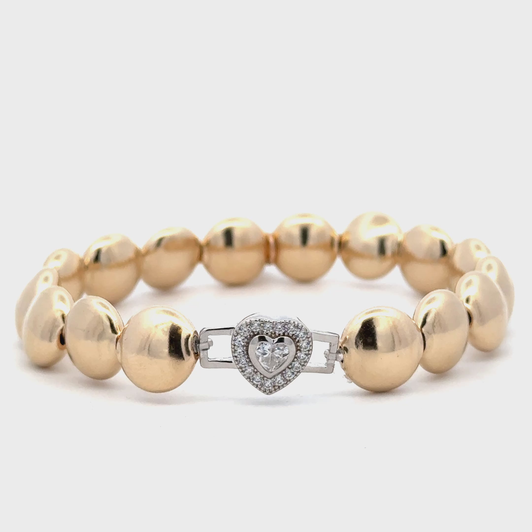 Flat 10mm heart cc gold coloured – PScallme