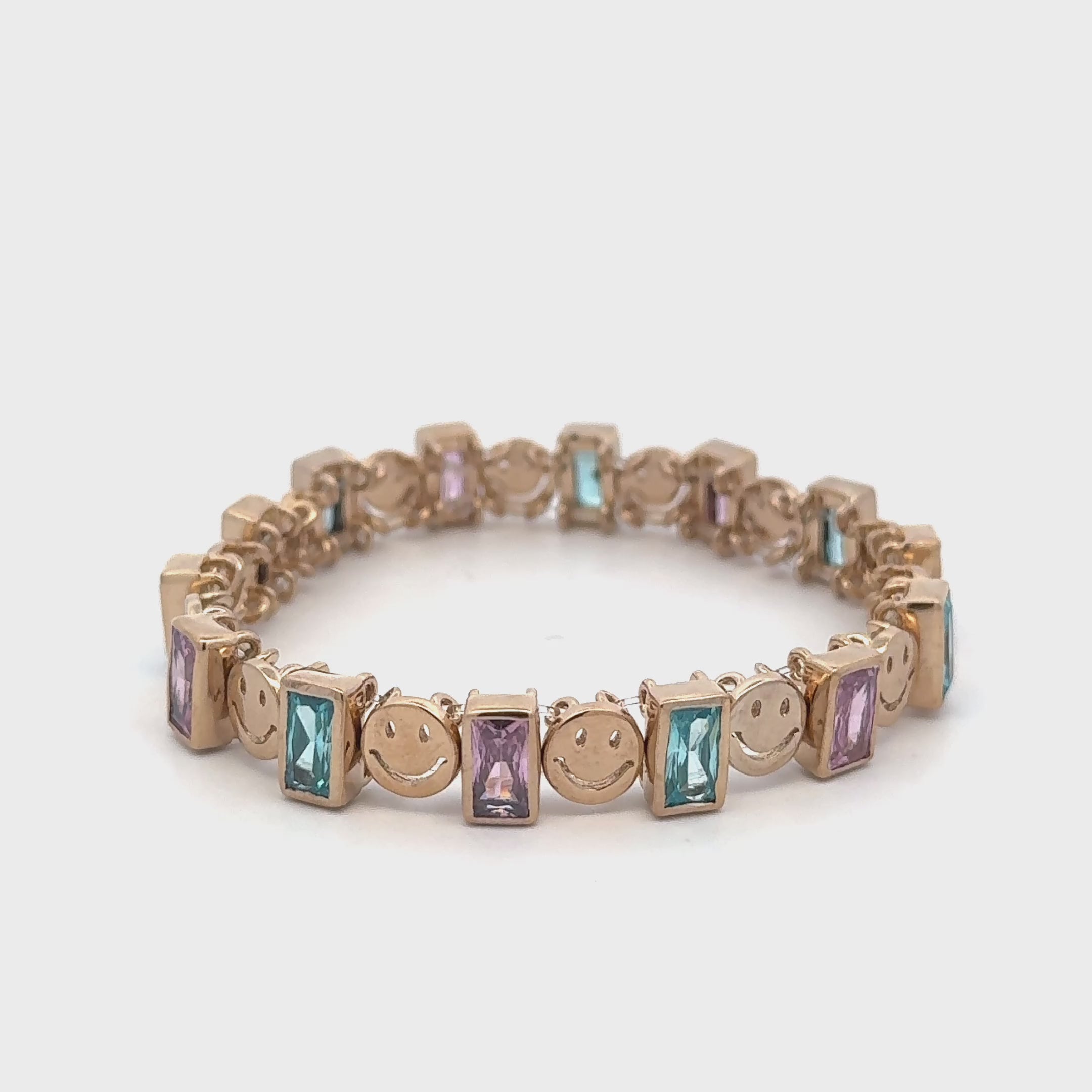 Smileys all over goldplated – PScallme