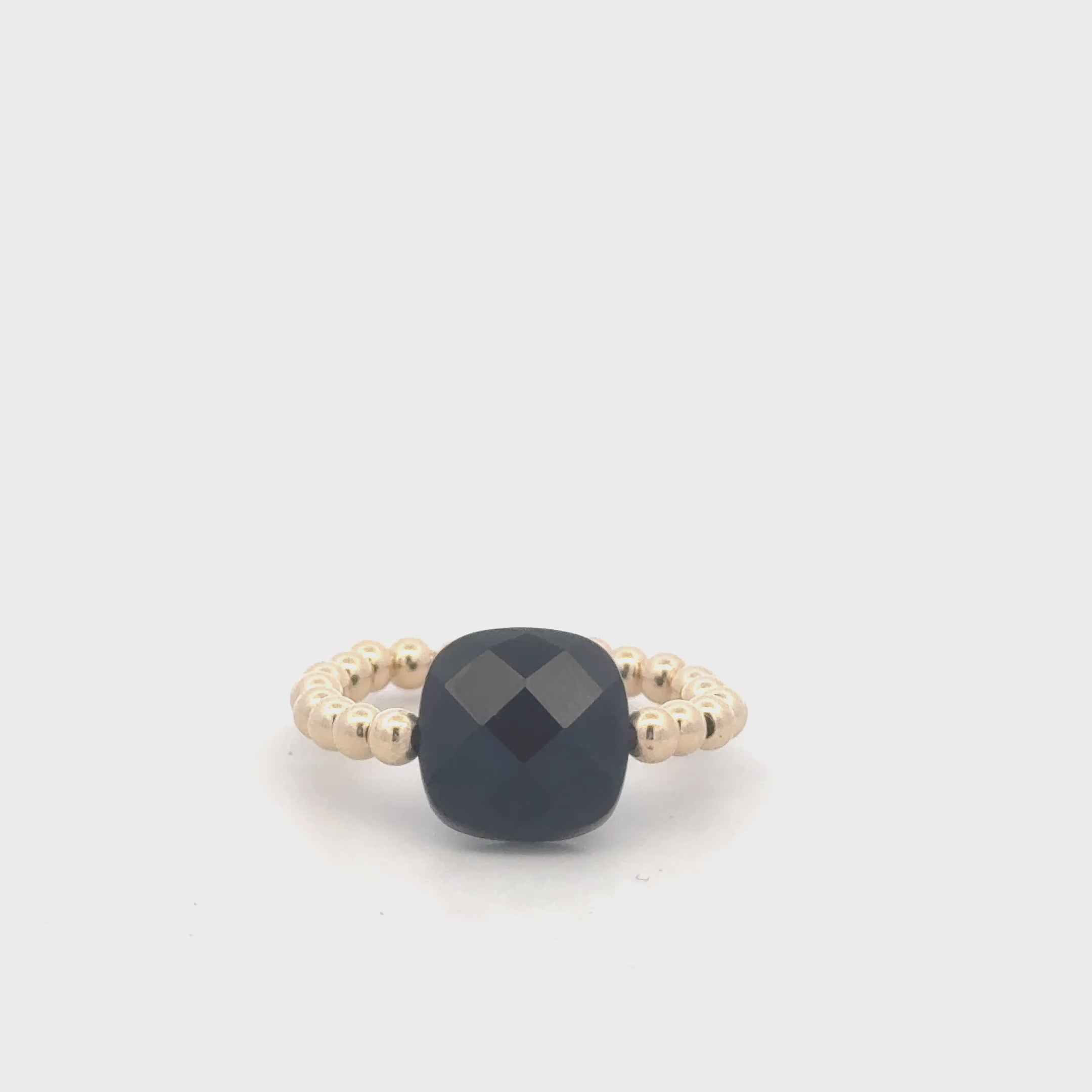 Ring PS black gold coloured – PScallme