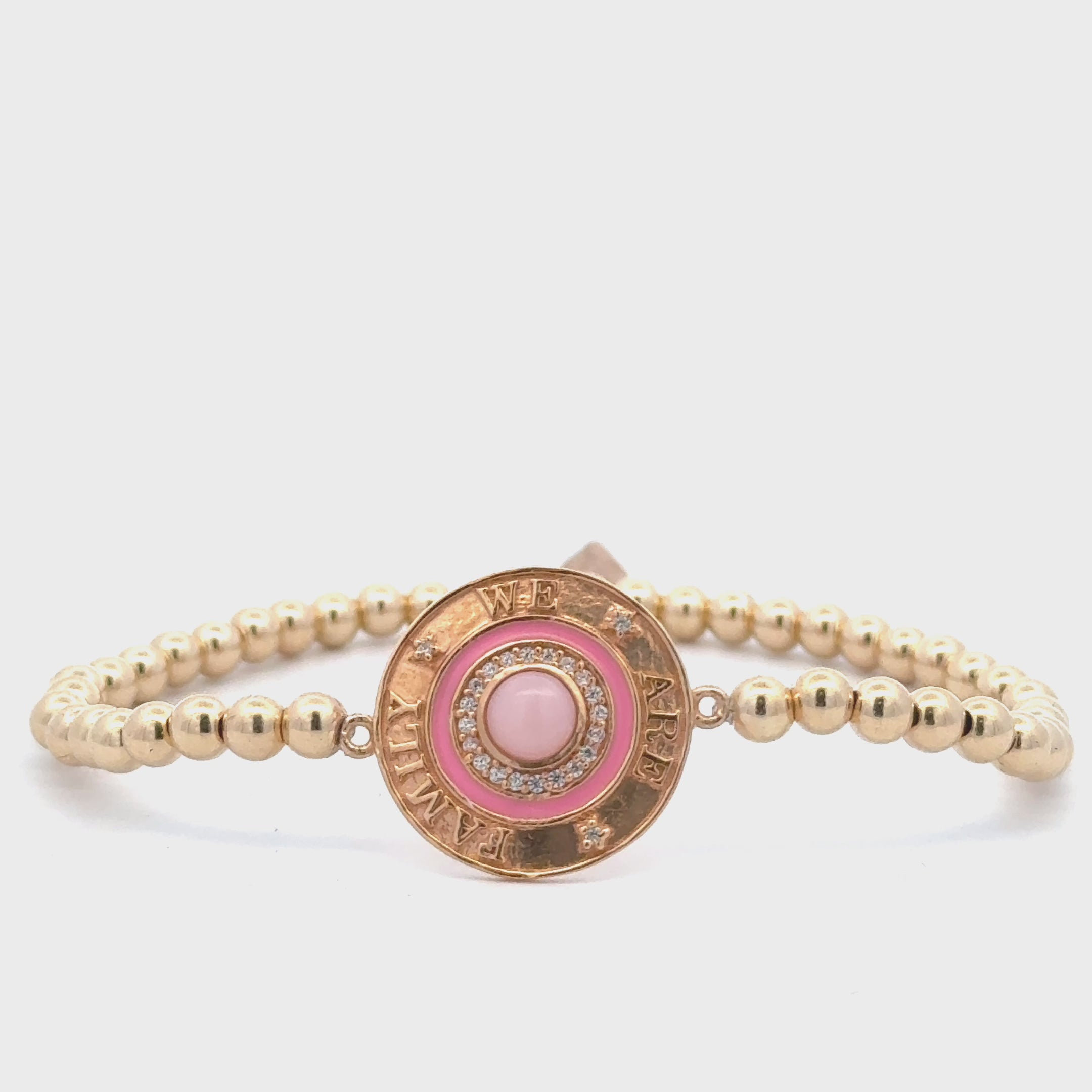 We are family pink gold coloured – PScallme